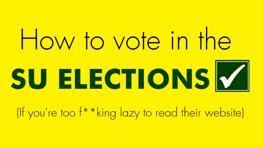 All a lazy student has to know about voting in the SU Election - The ...