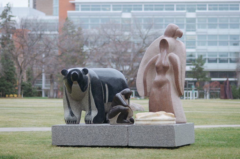 Three more Indigenous statues on display in Quad - The Gateway