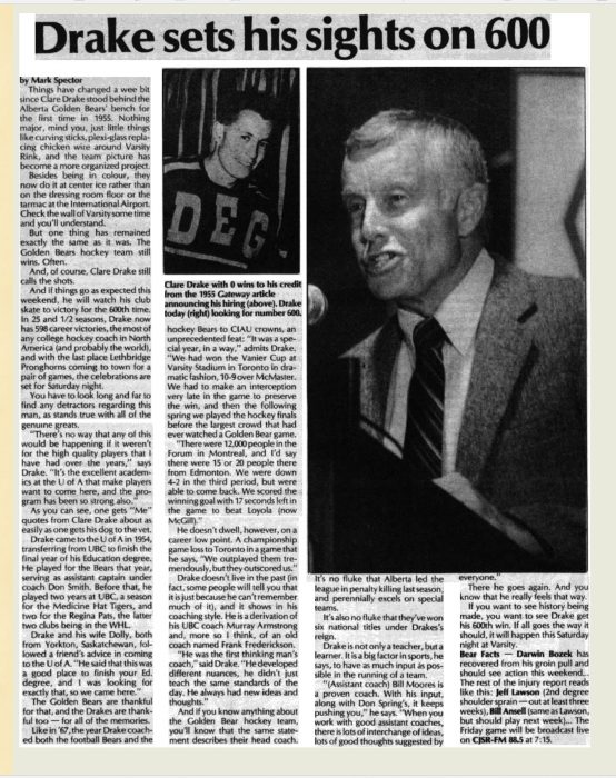 Gateway Archive: Articles on Clare Drake - The Gateway