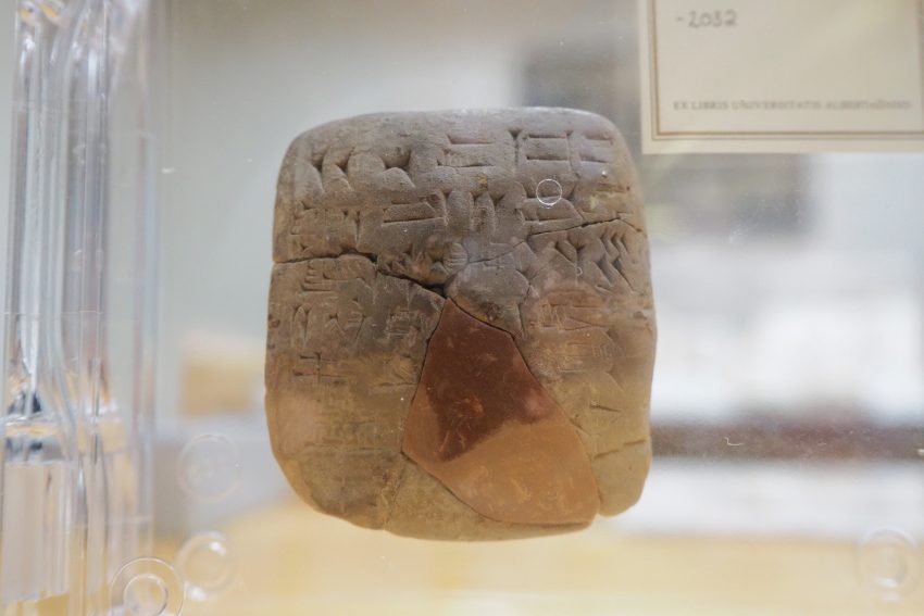 Four 4,000-year-old tablets make up the oldest item in the U of A's ...