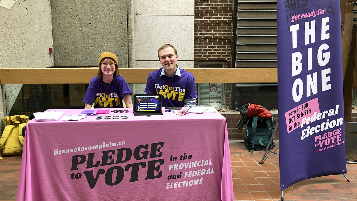Students' Union launches Get Out the Vote campaign for 2019 federal ...