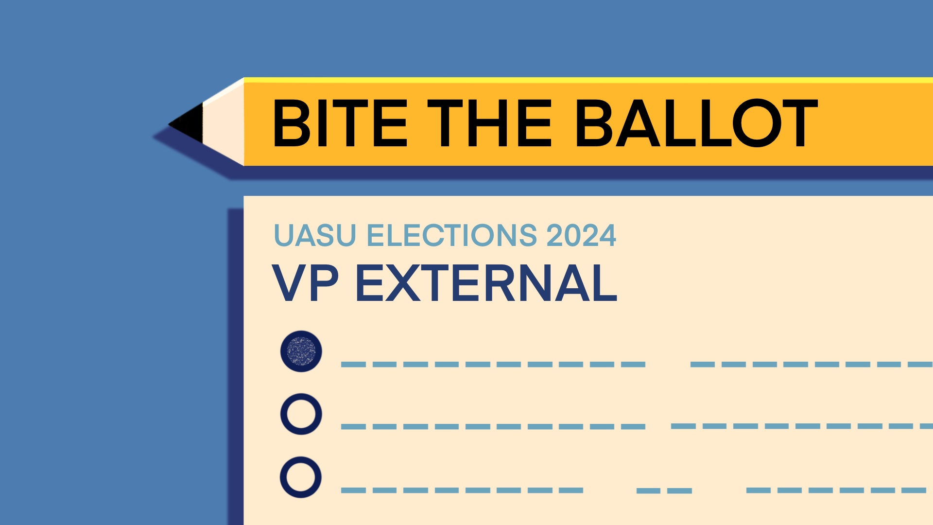 Bite the Ballot: Vice-President (External) - The Gateway